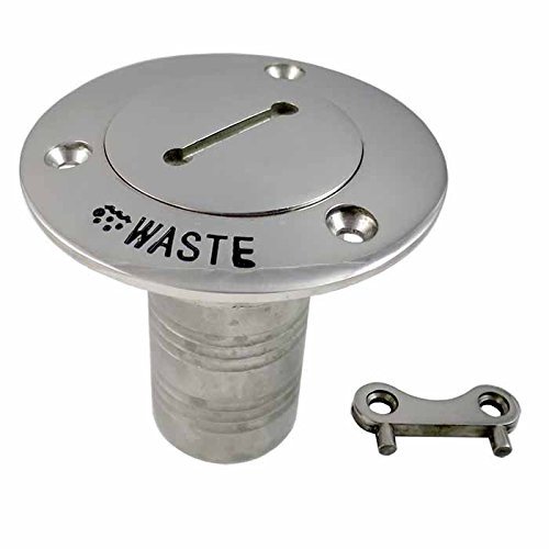 Amazon.com: White Water Stainless Waste Deck Fill with Color Text ...