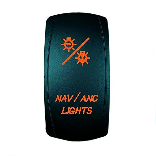 Amazon.com: STVMotorsports 5 Pin Boat Marine Laser Rocker Switch NAV ...