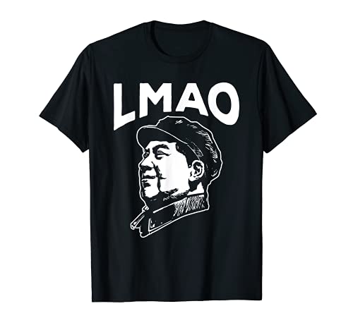 Snapklik.com : Chairman Mao Zedong LMAO China Laughing Mao T-Shirt