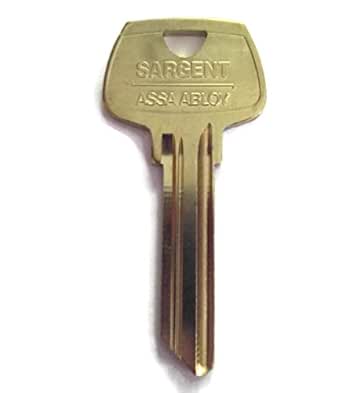 Sargent 6 Pin Key Blank 6275 LA Keyway, Pkg of 10, Factory Original ...