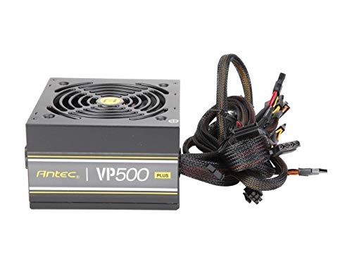 Antec VP500 Plus 500W ATX12V / EPS12V 80 Plus Certified Non-Modular ...