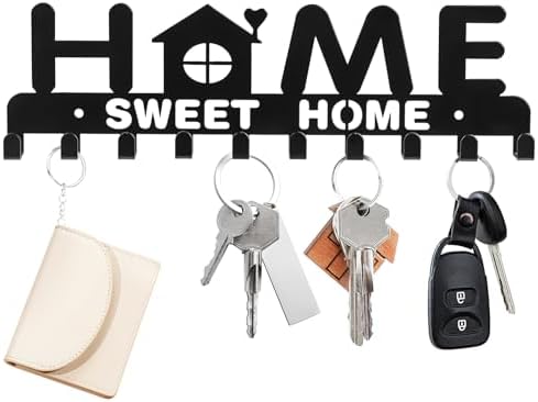 Amazon.com: RELBRO Key Holder Wall Mount, White Key Hanger Wall ...