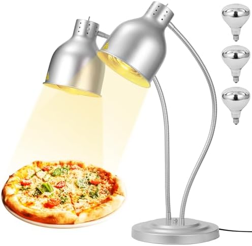 Amazon.com: BriSunshine Food Heat Lamp with Dual 250w Bulbs, Commercial ...