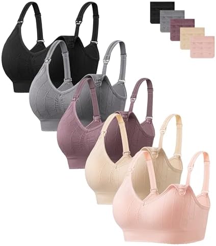Cotton Maternity Bra Front Open Breastfeeding Bra Pregnant Women ...