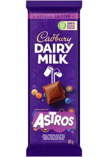 Cadbury Dairy Milk Special Edition Astros Milk Chocolate With Candy And ...