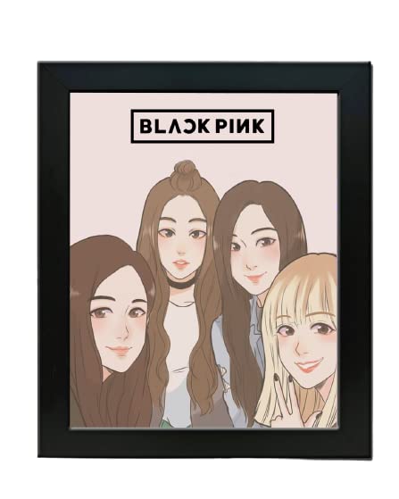 Pixel Art BlackPink Framed Poster for Room & Office Wall 10 X 12 Inch ...
