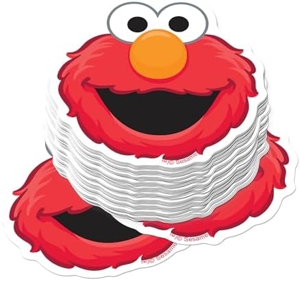 Amazon.com: CICPAP FIXROMA 6 Inch Sesame Street Elmo Removable Wall ...