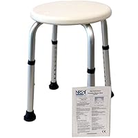 NRS Healthcare L97718 Height Adjustable Round Shower Stool : Amazon.co ...