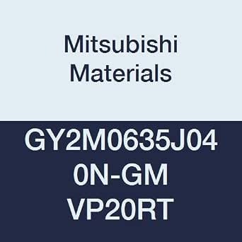 Mitsubishi Materials GY2M0635J040N-GM VP20RT GY Series Carbide Grooving ...