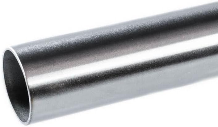 Stainless steel tube V4A round handrail made of polished stainless ...