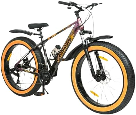 Buy VES-co STAG Fat Bike with 4.00 Inches Wide Tyres, 21 Speed Gear ...