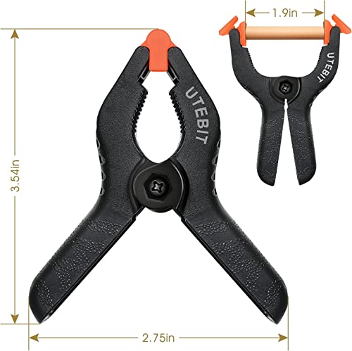 Snapklik.com : UTEBIT Backdrop Spring Clamps 10 Pack 3.5 Inch Large ...