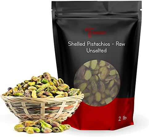 Amazon.com : Unsalted Pistachios No Shell - by Treego, Fresh & Tasty ...