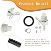 Amazon.com: 2 Pcs 385311641 RV Toilet Water Valve and 2 Pcs 385311658 Flush Ball Seal ...