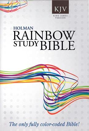 KJV Rainbow Study Bible, Paperback: Holman Bible Publishers ...