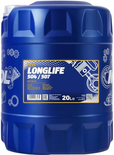 20L Mannol Longlife Öl 5W-30 Motoröl 504.00 507.00 LL-04 + Auslaufahn ...