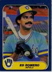 Amazon.com: 1986 Fleer Baseball Card #500 Ed Romero : Collectibles ...