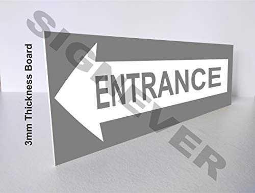 Buy SIGN EVER Entrance Left Side Sign Board Bank Office Hospital School ...