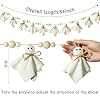 Amazon.com: Bunny Chorus 7Ft Cute Halloween Ghost with Wooden Beads Garlands, Handmade Rustic ...