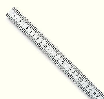 11000-B - White Plastic Meter Stick - White Plastic Meter Stick - Each ...