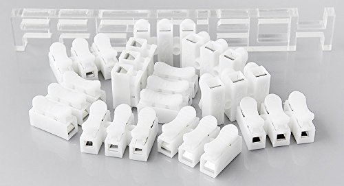 Press Type Wire Terminal Connector (10-Pack) - Press Type, White, 10 ...
