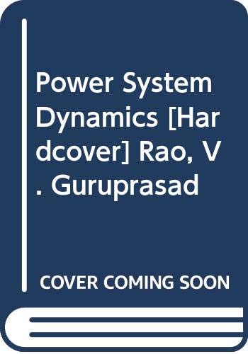 Amazon.in: Buy Power System Dynamics Book Online at Low Prices in India ...