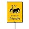 Amazon.com : Boylee Slow Wildlife Crossing Sign With Stake For ...
