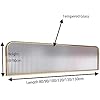 Gold Metal Panel Table Separator Countertop Screen Partition 150 * 30cm ...