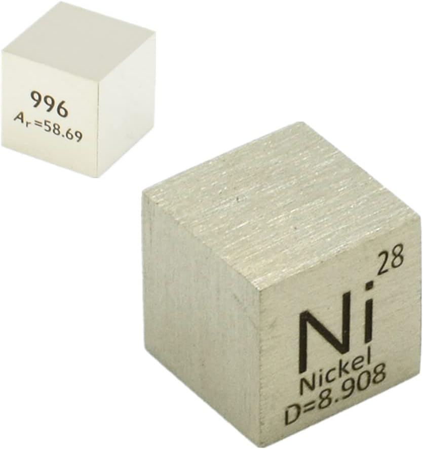 Nickel Cube Ni 996 Element Cube Pure 10mm Density Cube for Element ...