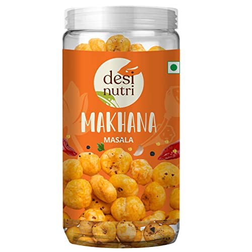 Amazon.com: Desi Nutri Masala Makhana | Ready to Eat Masala Makhana ...