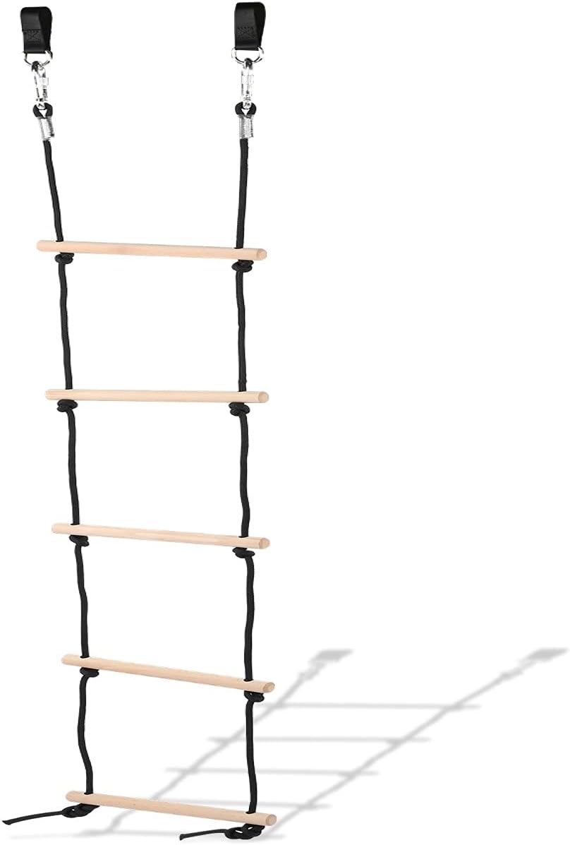 Gawu Strong and Sturdy Children Rope Ladder Non‑toxic Wooden Rope ...