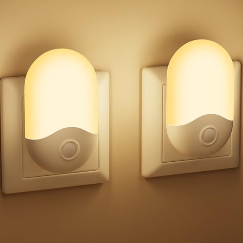 Detake LED Night Light Socket with Twilight Sensor, Pack of 2, Baby ...