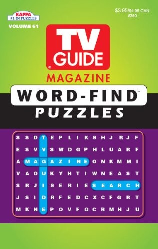 TV Guide Word Find Puzzle Book-Vol.61 : Kappa Books Publishers: Amazon ...