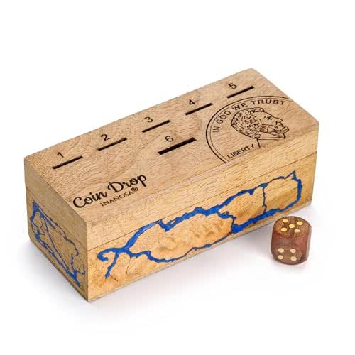 Amazon.com: inanosa Coin Drop Game – Fun Dice Game for Family & Parties ...