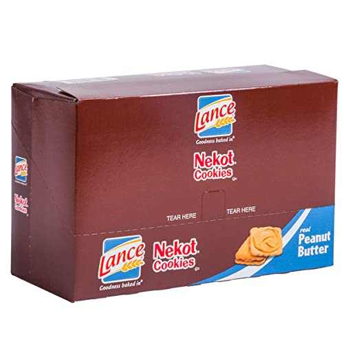 Amazon.com: FRD Lance Nekot Vanilla Cookie with Peanut Butter Filling ...