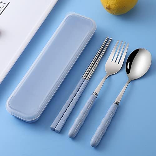 Wolpin Spoon Set Premium Stainless Steel Cutlery Set of 3 Pcs Re-usable ...