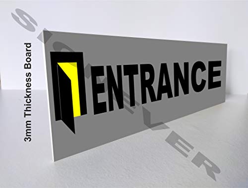 Buy SIGN EVER Entrance Sign Board Bank Office Hospital School Hotel ...