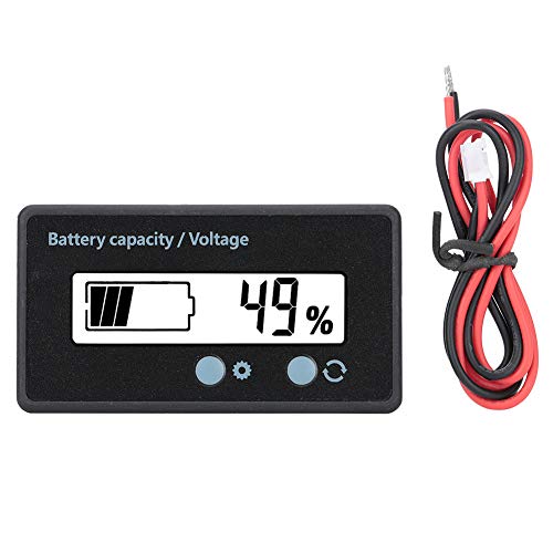 Generic Battery Meter, Electricity Display Battery Monitor with Switch ...