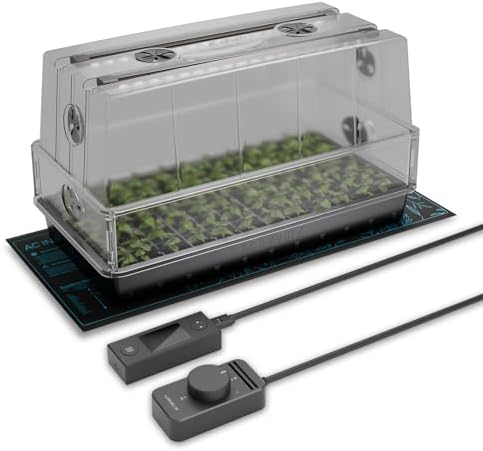 AC Infinity Heavy-Duty Large Humidity Dome 6x12 Germination Kit with ...