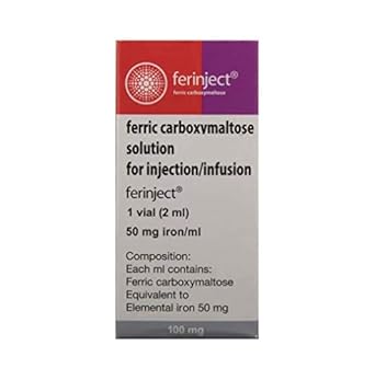 Ferinject 100mg - Vial of 2ml Injection : Amazon.in: Health & Personal Care