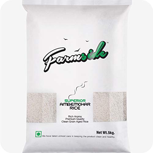 Farmside Superior Ambemohar Rice | Rich Aroma Rice | Clean Grain Aged ...