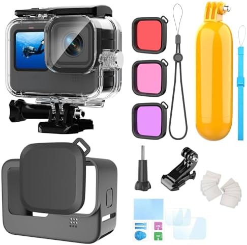 Amazon.com : HONGDAK Waterproof Housing Case Accessories Kit 16in1 for ...