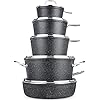 Heritage The Rock Cookware Set 10 Pieces Set : Amazon.ca: Home