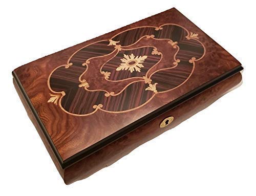 Amazon.com: Splendid Lace Matte Finish Italian inlaid music box/jewelry ...