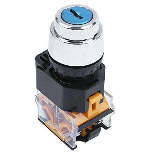 PRAV® On/Off/On Three 3 Position Rotary Selector Key Lock Switch 10A ...