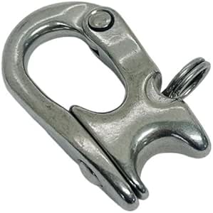 Amazon.com: DBMIMPORTERS Marine Boat 2-1/2" Rope Sheet Snap Shackle ...