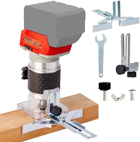 IRONFIST Cordless Trimmer Router Multiple Function Brushelss 1/4" Bit ...