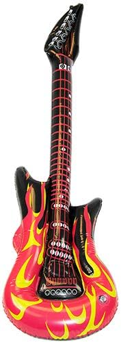 RichMoho Punk Rocker Party Kit, Large Inflatable Guitar Punk Rocker ...