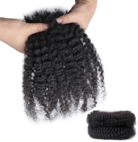 Amazon.com : IIFLYDSFA Afro Kinkys Bulk Human Hair 18 Inch 2 Packs 60g ...