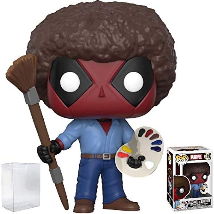 Bob Ross Deadpool Vinyl Figure com Caixa Pop Angola | Ubuy